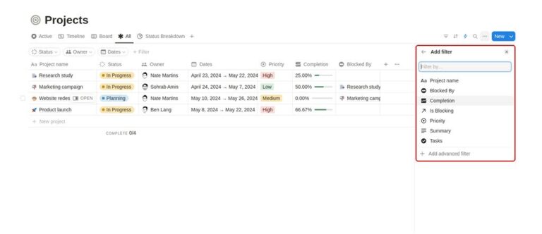 How to use Notion for project management?