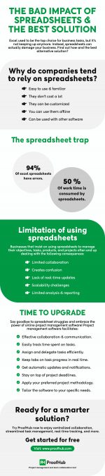 12 Reasons Why You Should Never Use a Spreadsheet for Project Management