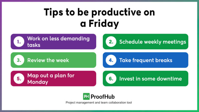 Tips to Improve Your Productivity on Friday