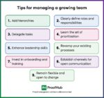 9 Effective Tips to Manage a Growing Team