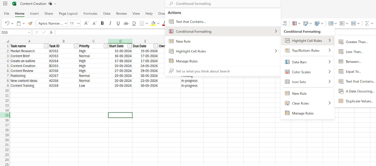 Create A Task Tracker in Excel With 7 Easy Steps