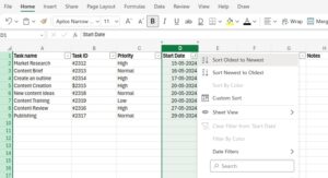 Create A Task Tracker in Excel With 7 Easy Steps