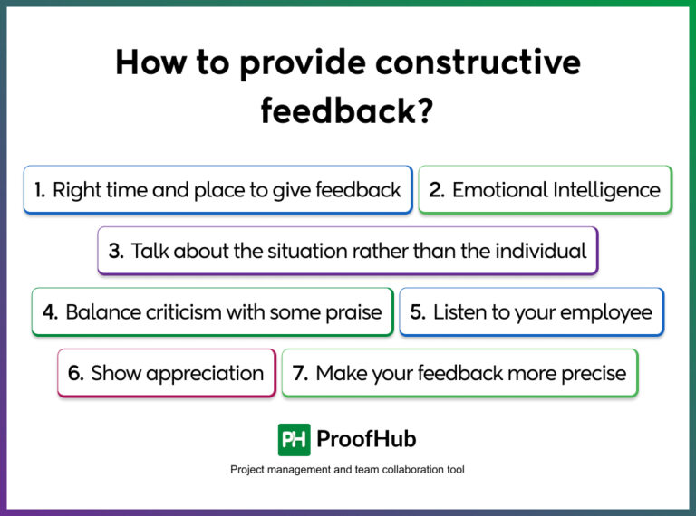 What is Constructive Feedback and How to Give it? With Examples