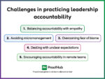 Leadership Accountability: Benefits, Challenges & Tips